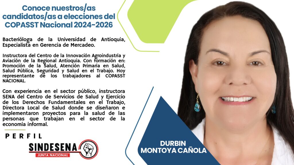 Conoce a nuestros candidatos al COPASST Nacional - Sindesena